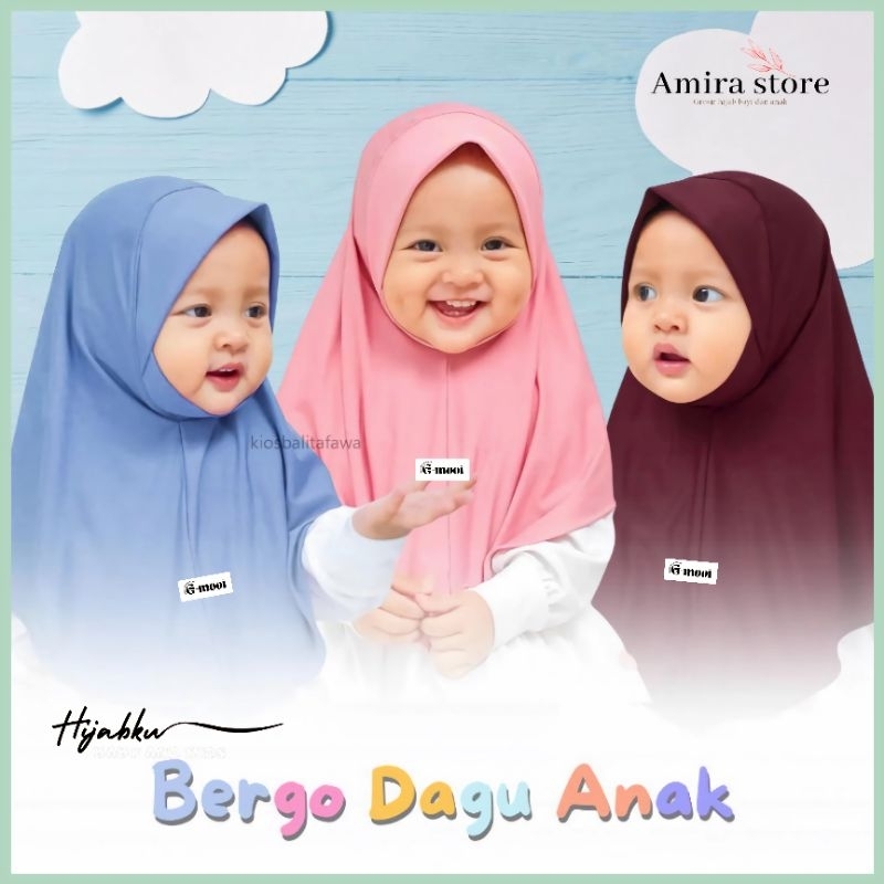 Baby hijab 0 6 months 1 4 years ORIGINAL G-MOOI BERGO MALAYSIA BABY ...