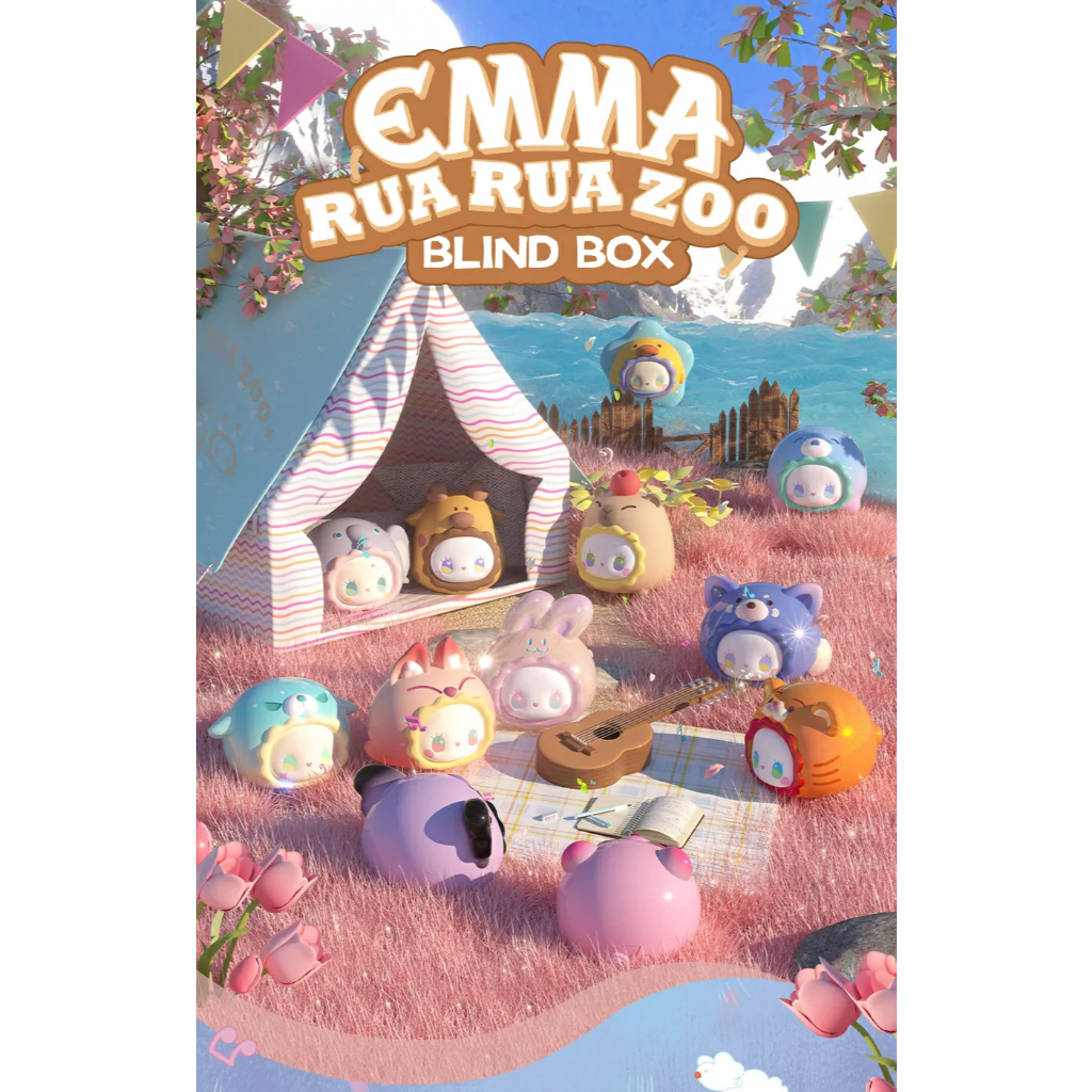 Mj Studio EMMA Rua Rua Zoo Series Blind Box Confirmed Mini Figure ...