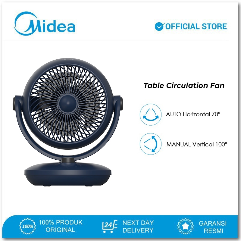Midea MFG150M0APB Mini Size Table Fan / Circulation Fan | Shopee Malaysia