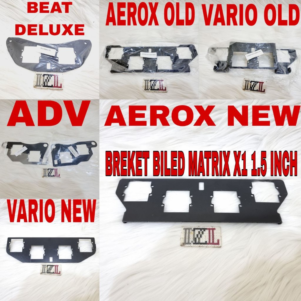 Bracket billed matrix vinyx mt star 1.5 inch vario new and aerox new 4 ...