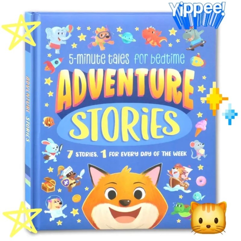 5-Minute Tales For Bedtime Adventure Stories (7 Stories, 1 For Ever DAY ...