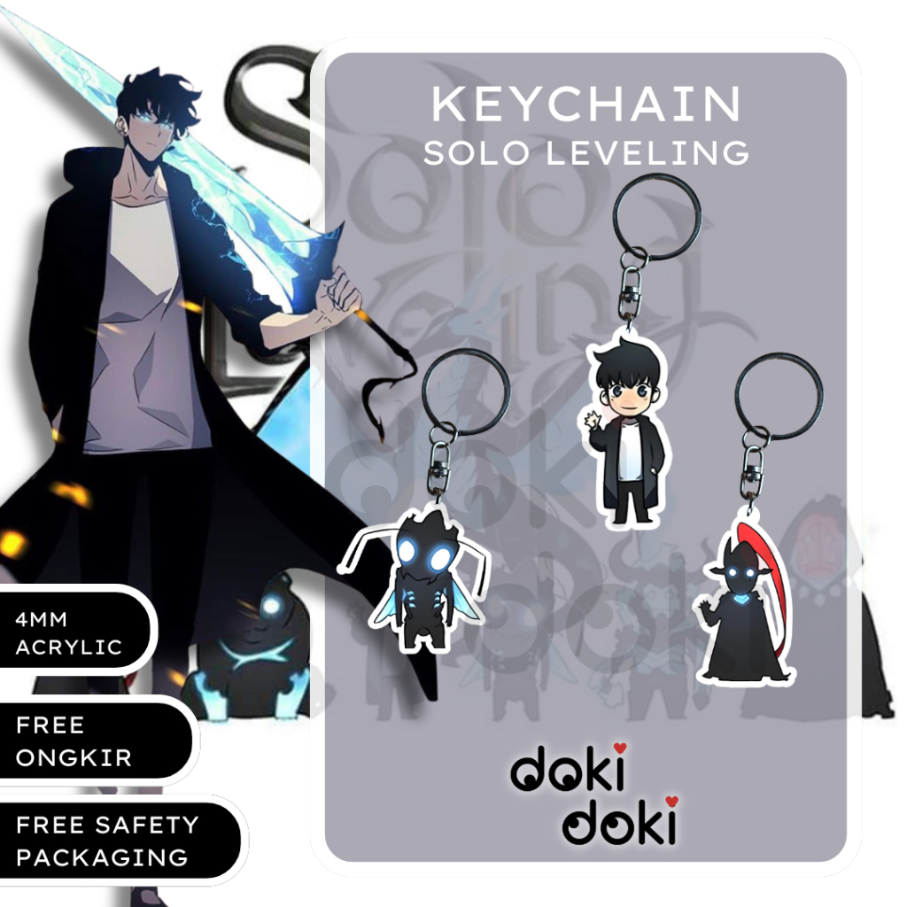 GANTUNGAN Solo LEVELING ARISE KEYCHAIN | Shopee Malaysia