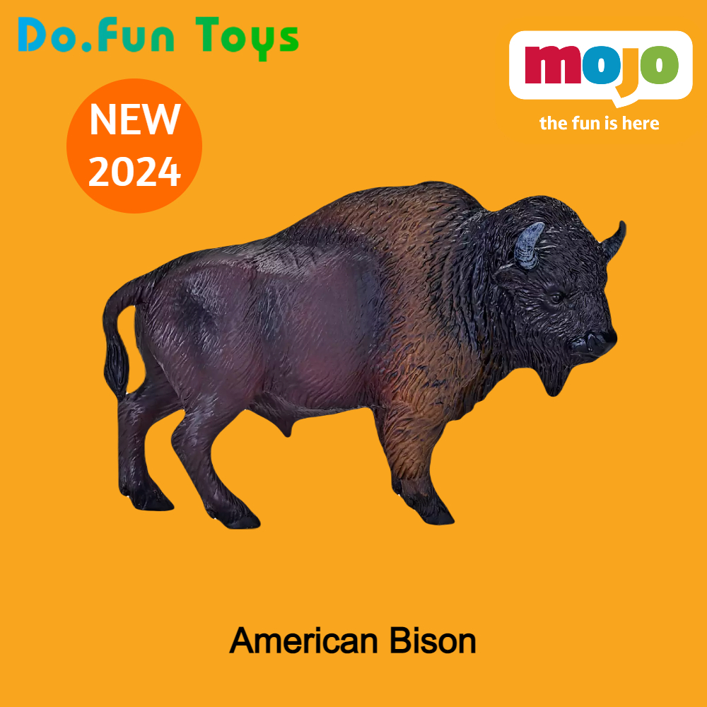 New 2024 MOJO FUN Animal Figurine | American Bison/AMERICAN Bison ...