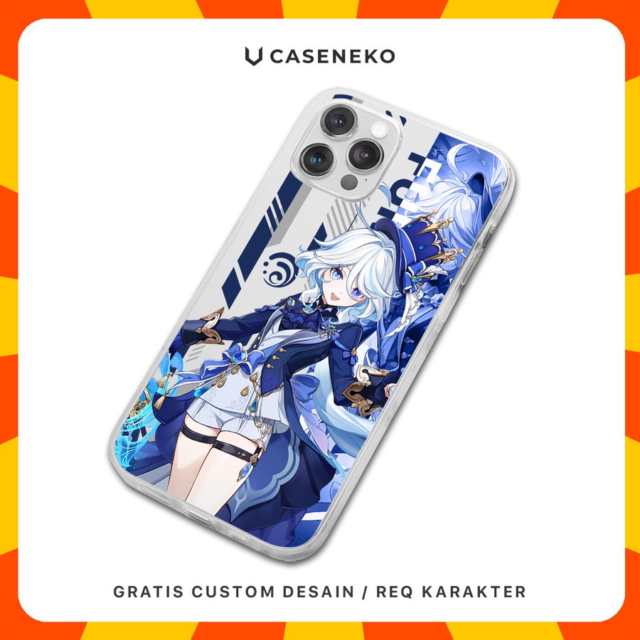 Custom Case Furina Genshin Impact Casing All Types Of HP 1 | Shopee ...
