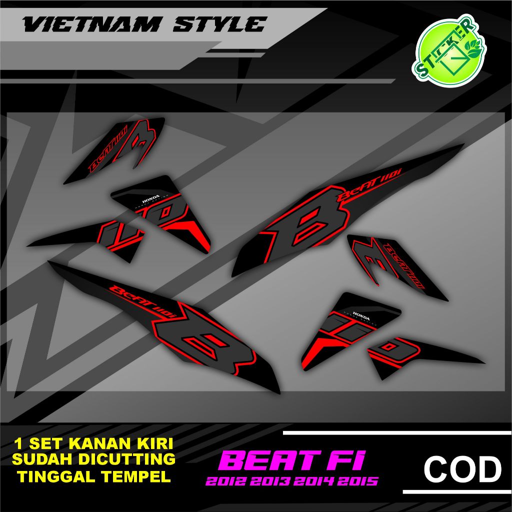 Simple STRIPPING The Latest HONDA BEAT FI VIETNAM STYLE 10 Simple ...