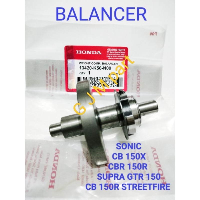 WEIGHT COMP BALANCER AS BESI BALANCER K56 HONDA CB 150R STREETFIRE CB ...
