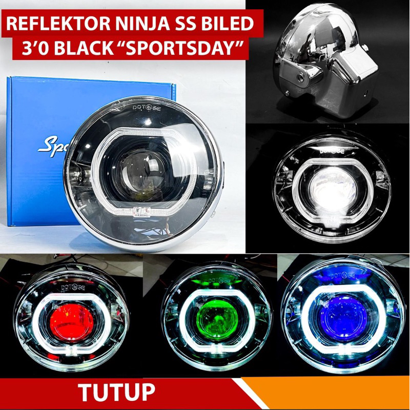 Biled ninja set ninja headlight shell billed set laser pnp ninja ss r ...