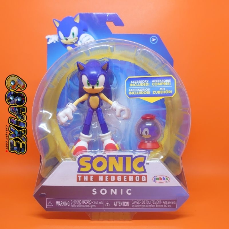 Sonic The Hedgehog 4-Inch Articulated Action Figure - Sonic With 1-Up ...