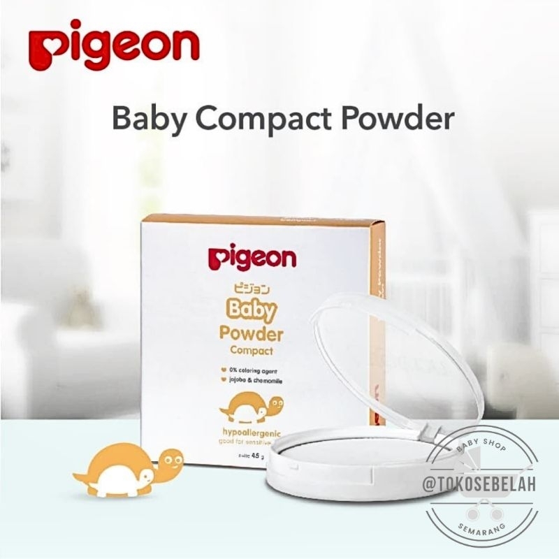 Pigeon Baby Powder Cake Chamomile 45gr || Baby Solid Powder+Refill ...