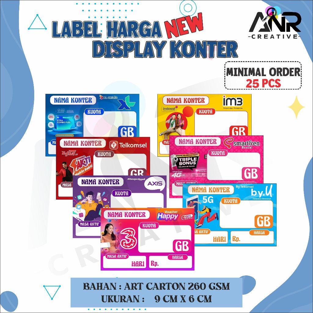 Counter Voucher Price Tag/New Voucher label/Counter Display Case ...