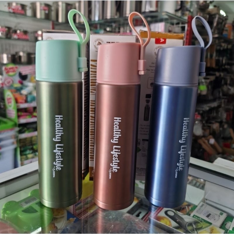 112669 Healthy Vacuum Flask 450ml, Zebra Thermos Bottle, SUS 304 ...