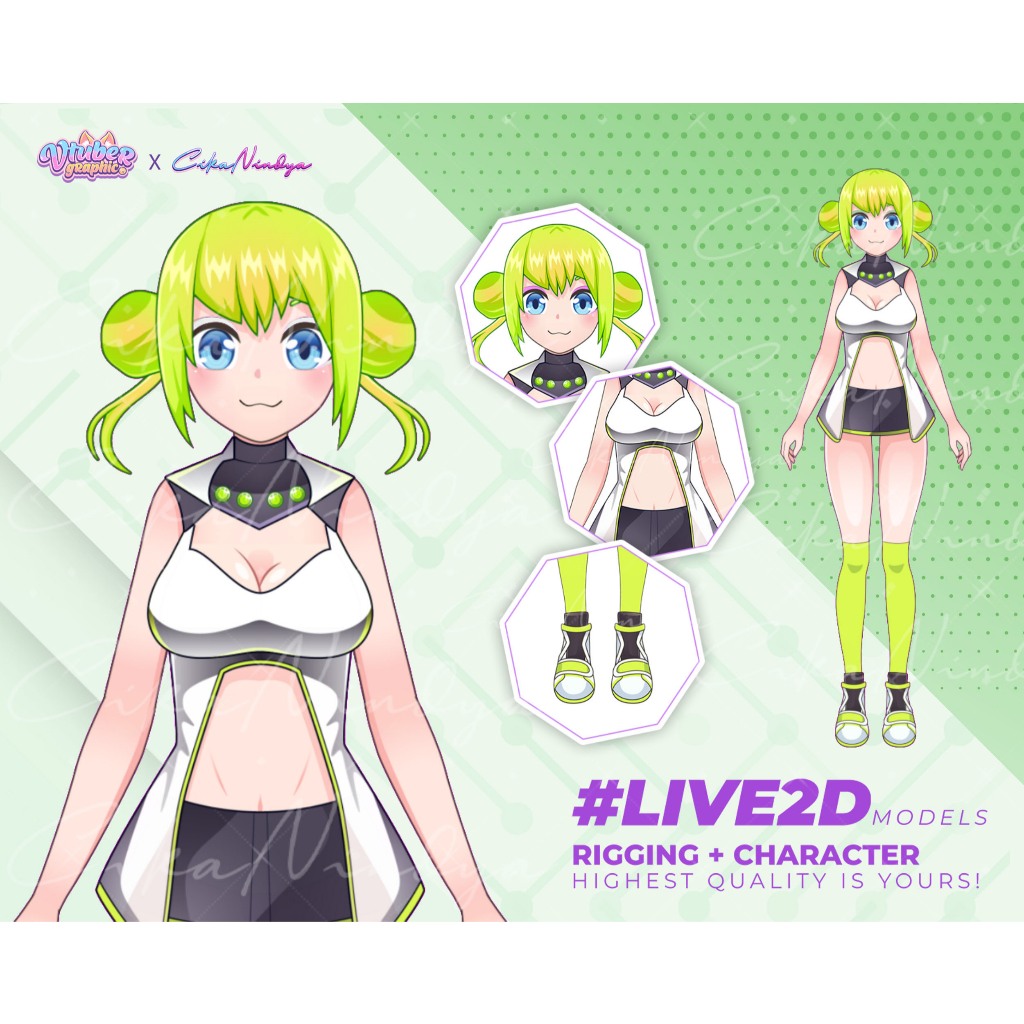 Ready To Become A Stream Star With Ready To Use Vtuber Live2d Anime