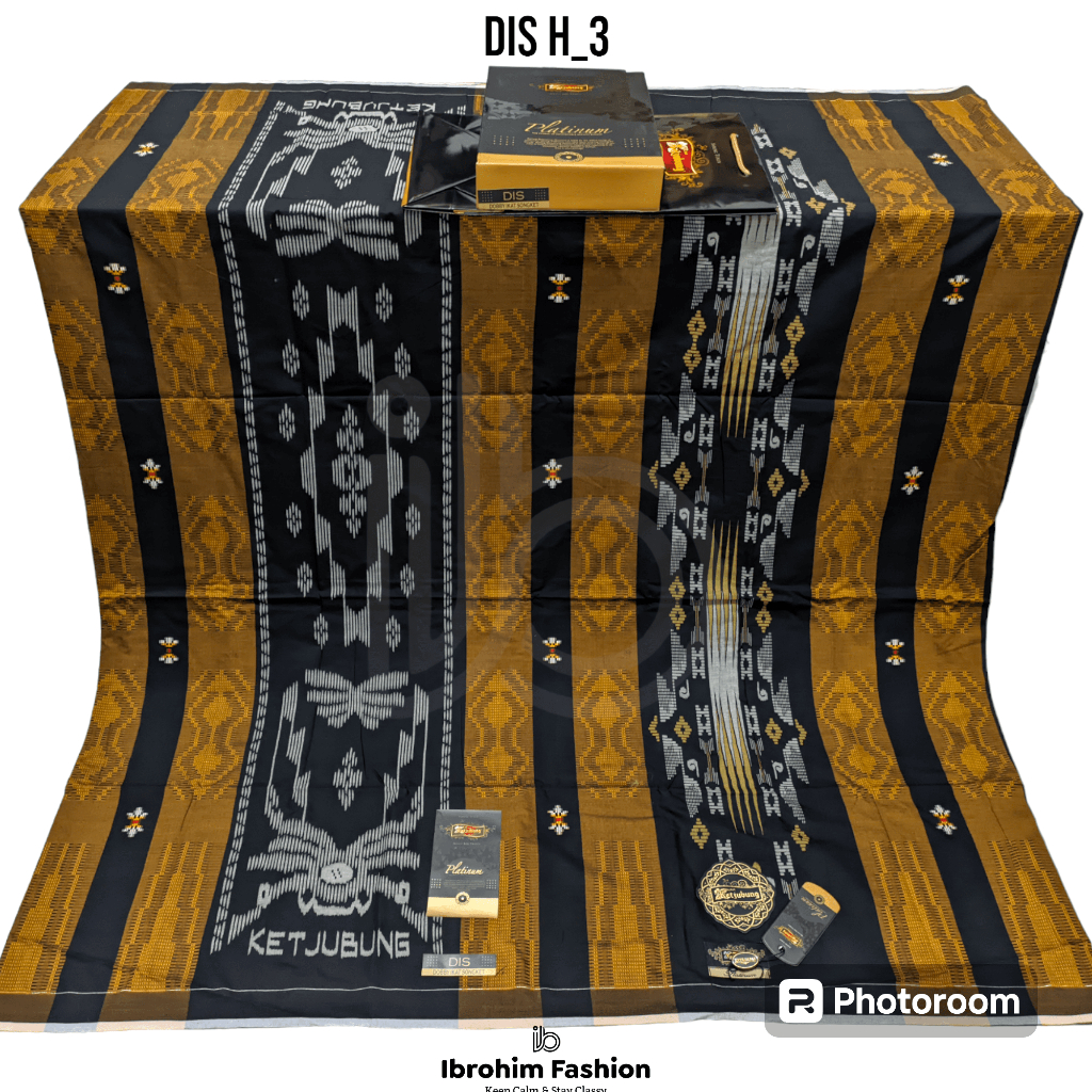 PUTIH HITAM Platinum Gold Songket Cover Type GSI SPP DIS Special Black ...