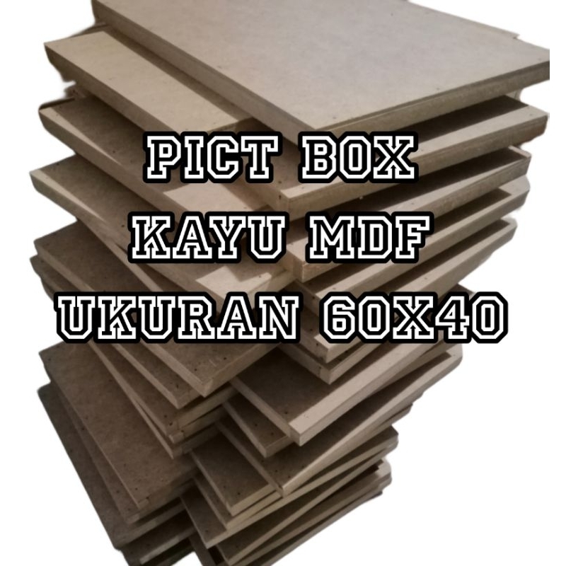 60x40 mdf wooden Pictbox, A2 size wooden block frame, large poster base ...