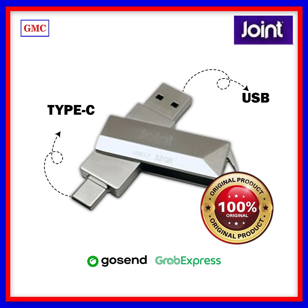 Dual USB Flashdisk-USB Type-C Joint USB Flashdrive 32GB | Shopee Malaysia