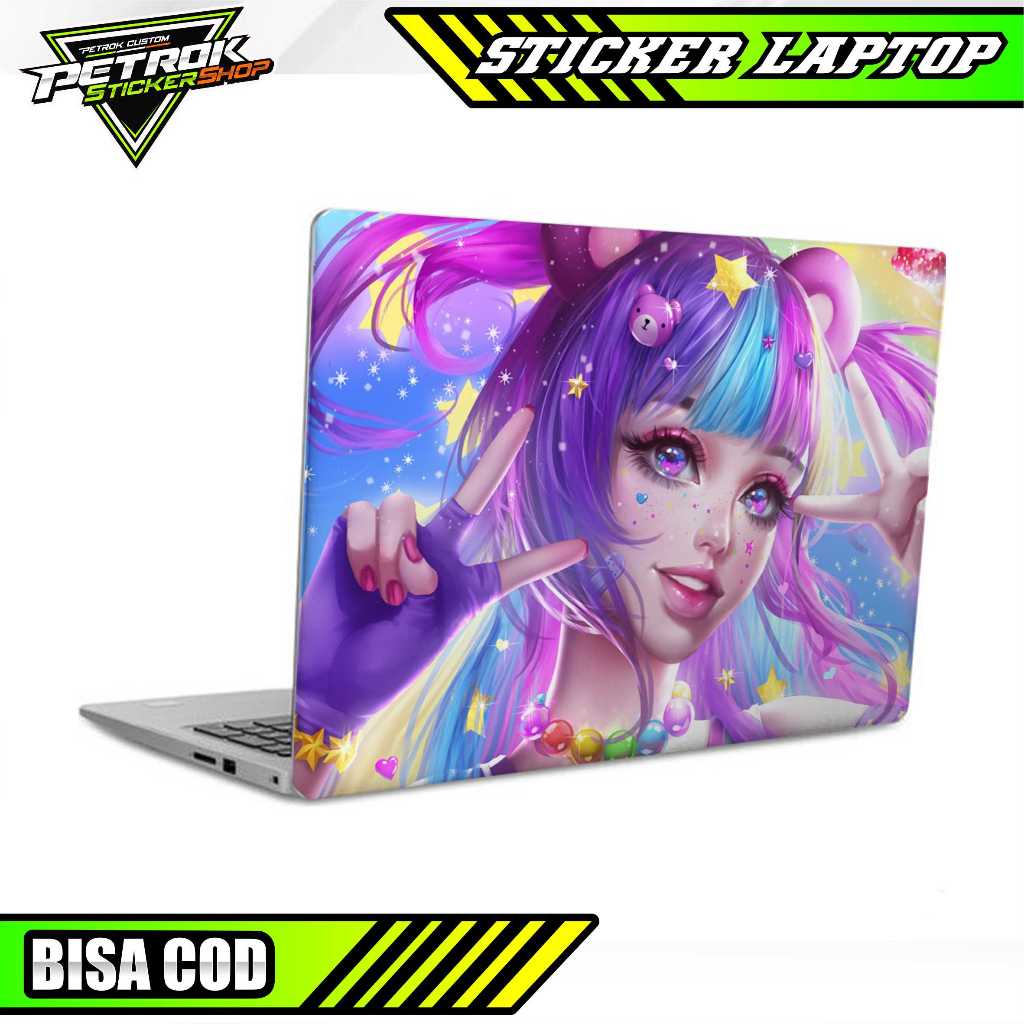 Doraemon MOTIF LAPTOP STICKER/Cartoon AESTHETIC LAPTOP STICKER/LAPTOP ...