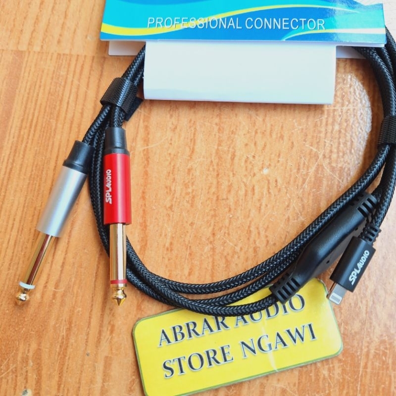 Spl Audio Connector USB Lightning Iphone to Akai TS 1.5 meter SPL IP-1 ...