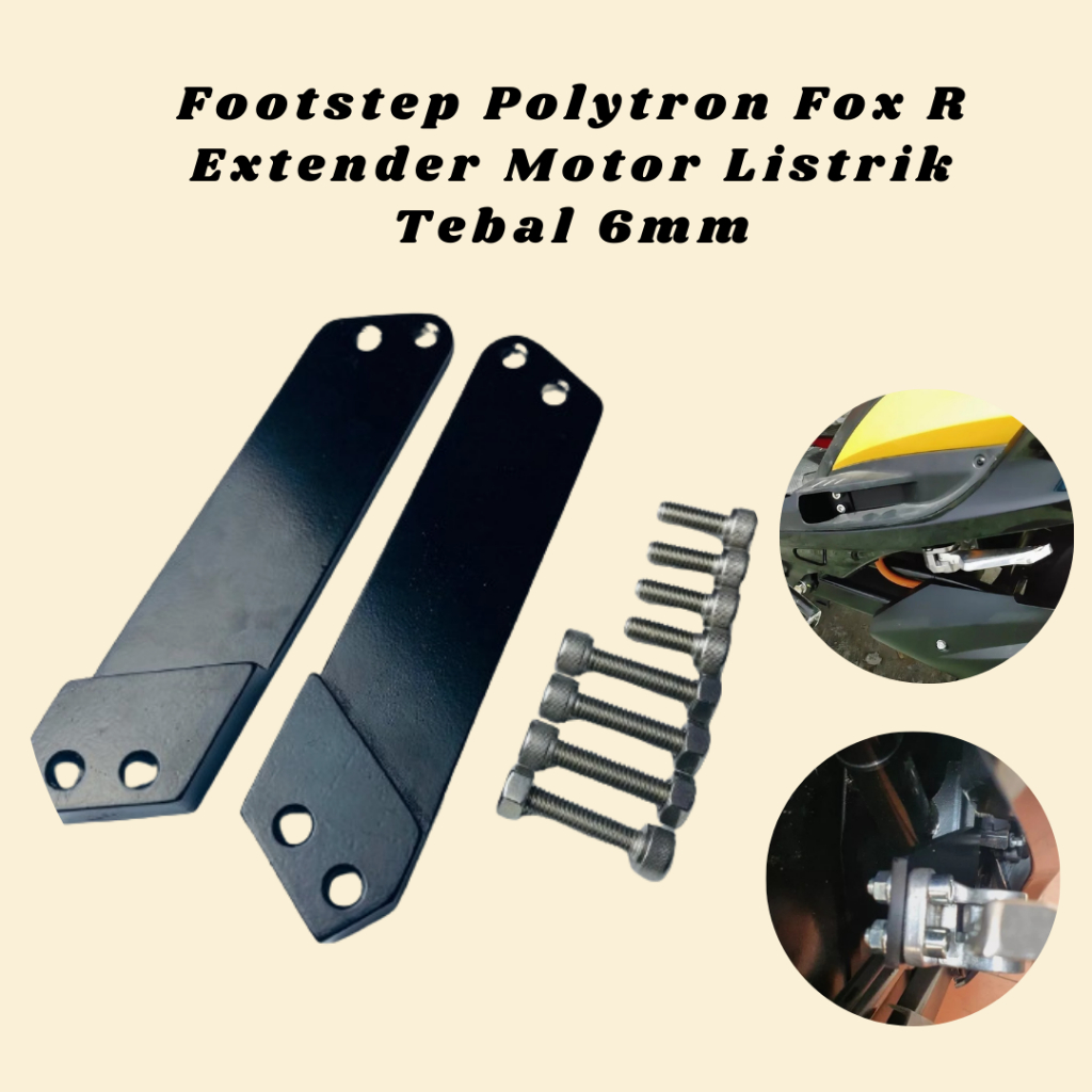 Footstep Polytron Fox R/Fox S Pustep Fox R Extender Electric Motor Bolt ...