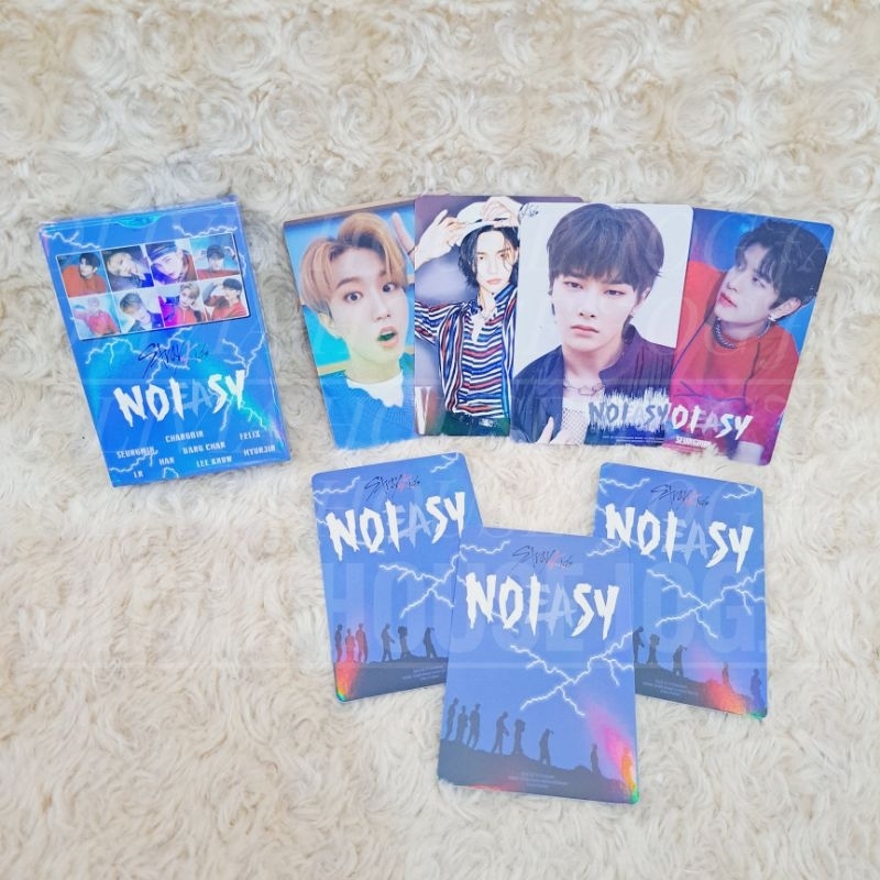 Photocard Stray Kids No Easy Hologram 54 pcs Lomo Card Stray Kids ...