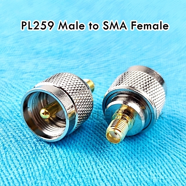 Pl259 Male to SMA Female Converter Adapter Connector HT to External ...