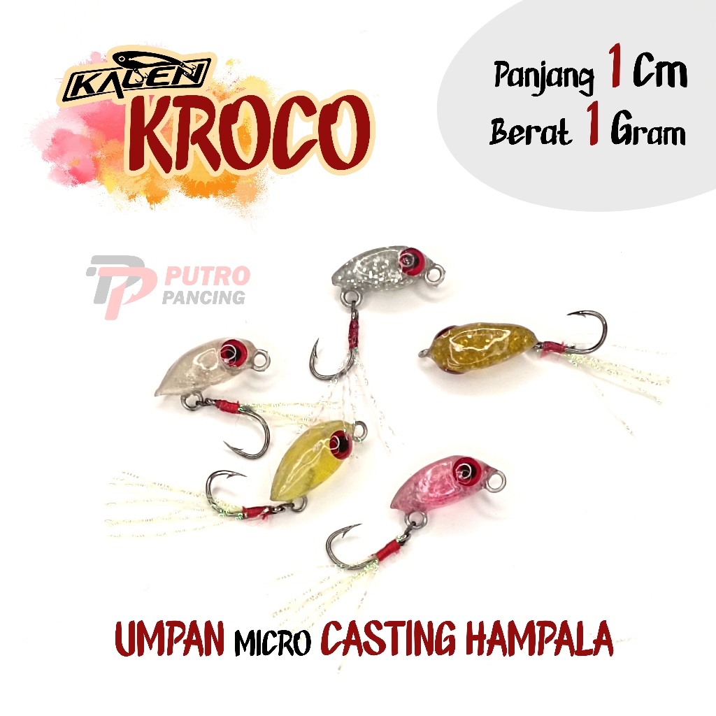 Swimbait / SWIMMER KROCO Lure Bait 1cm KALEN Hampala bait | Shopee Malaysia