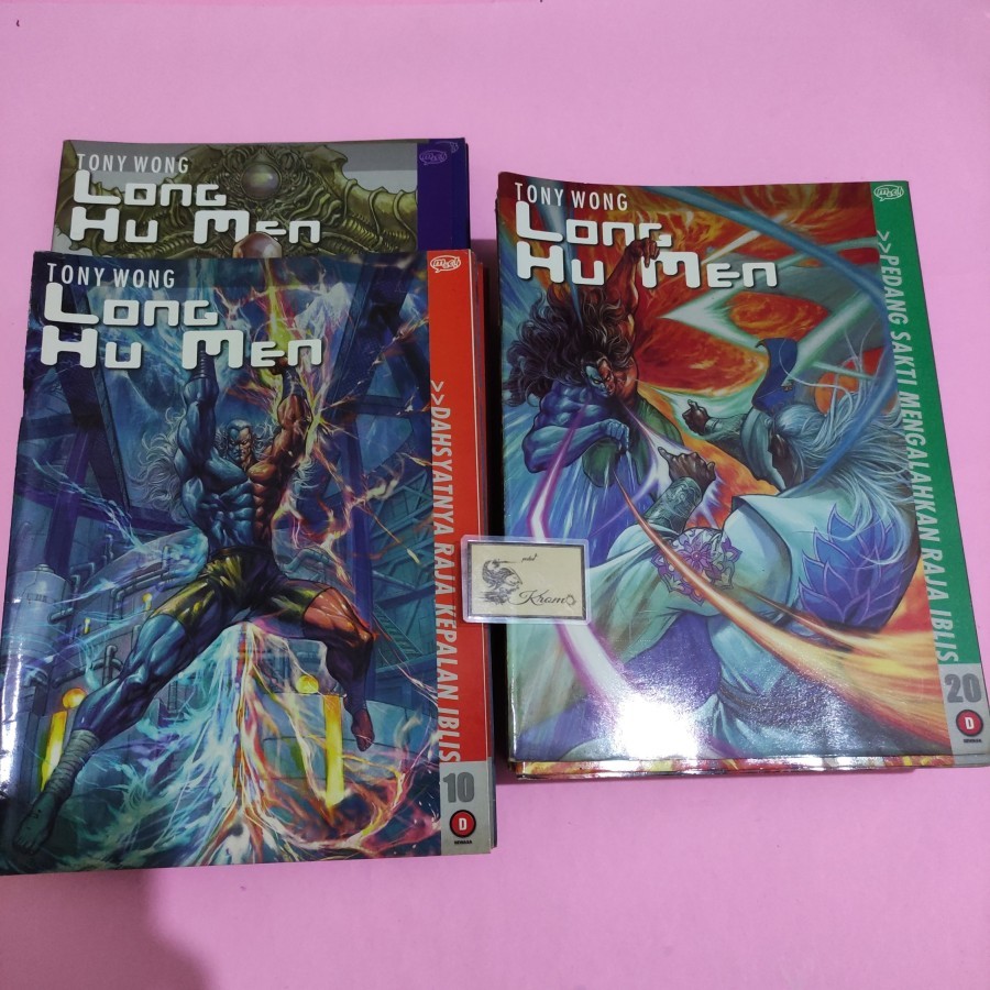 Long Hu Men Comics Vol 1-55 | Tony Wong (Cabutan) Original Used ...