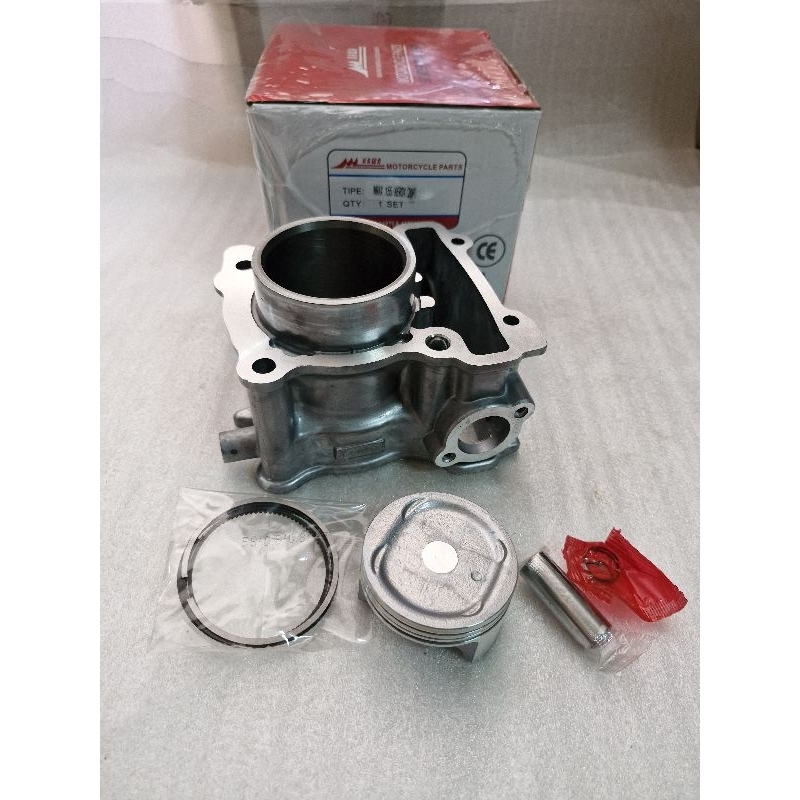 Cylinder Block Piston NMAX, AEROX 155 (2DP - Complete Piston KIT) KAWA ...