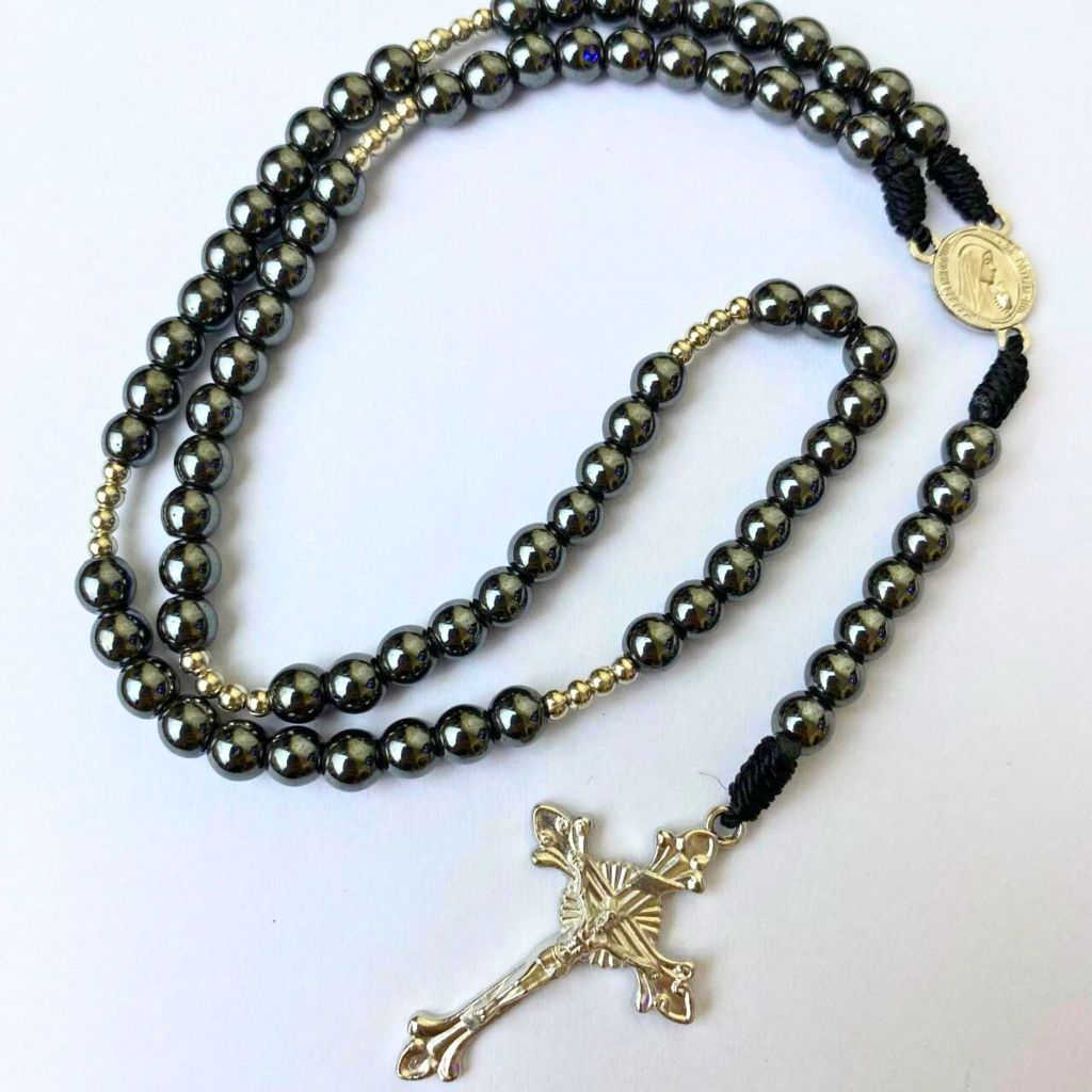 Our Father's 77 Rosary Material 6mm blustin Stone And Other Types Of ...