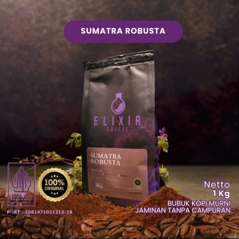 Elixir Coffee Robusta Ground Coffee 1 kg | Shopee Malaysia