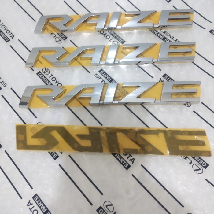 Original toyota RAIZE logo emblem | Shopee Malaysia