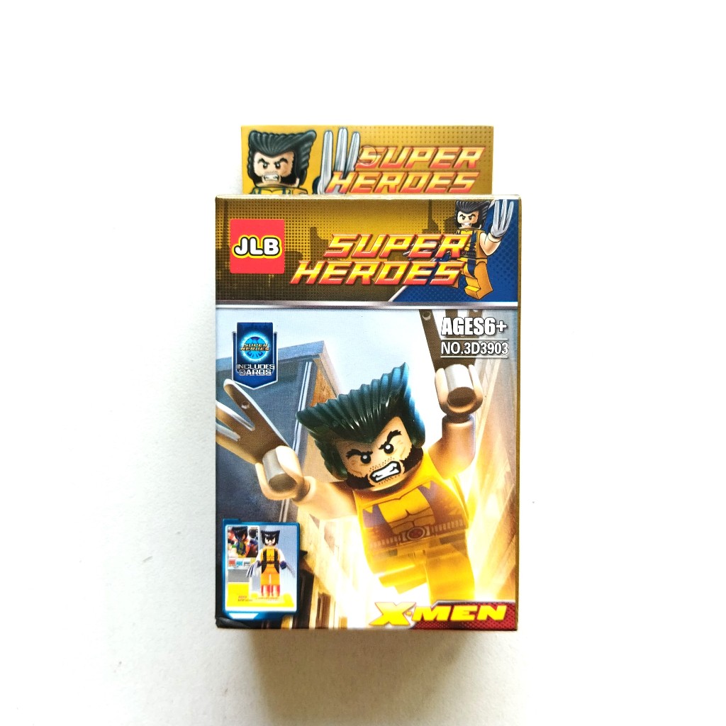 Haseyo GIFT SHOP | Lego Bricks Super Heroes X-Men Wolverine Mini Figure ...
