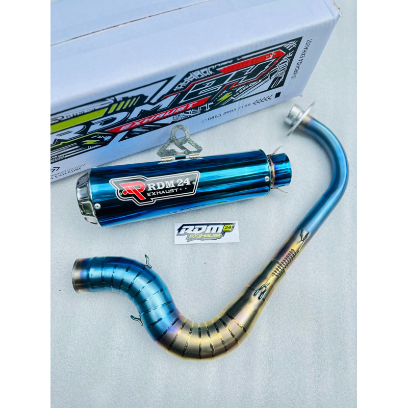 Rdm24 Pipe canister conical open specs exhaust Pipe for Wave 125 Xrm ...
