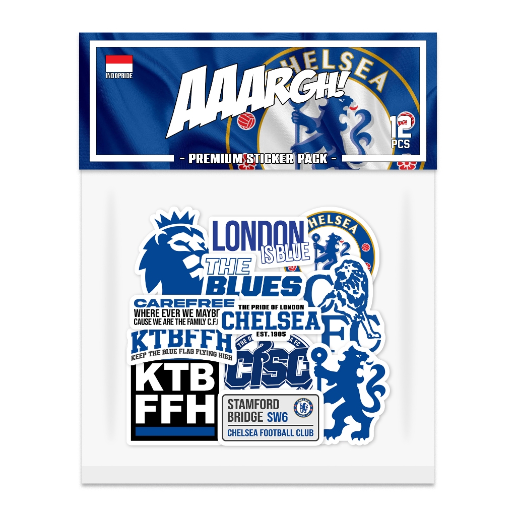 Chelsea Sticker Pack vol. 1 (London is Blue) | Shopee Malaysia