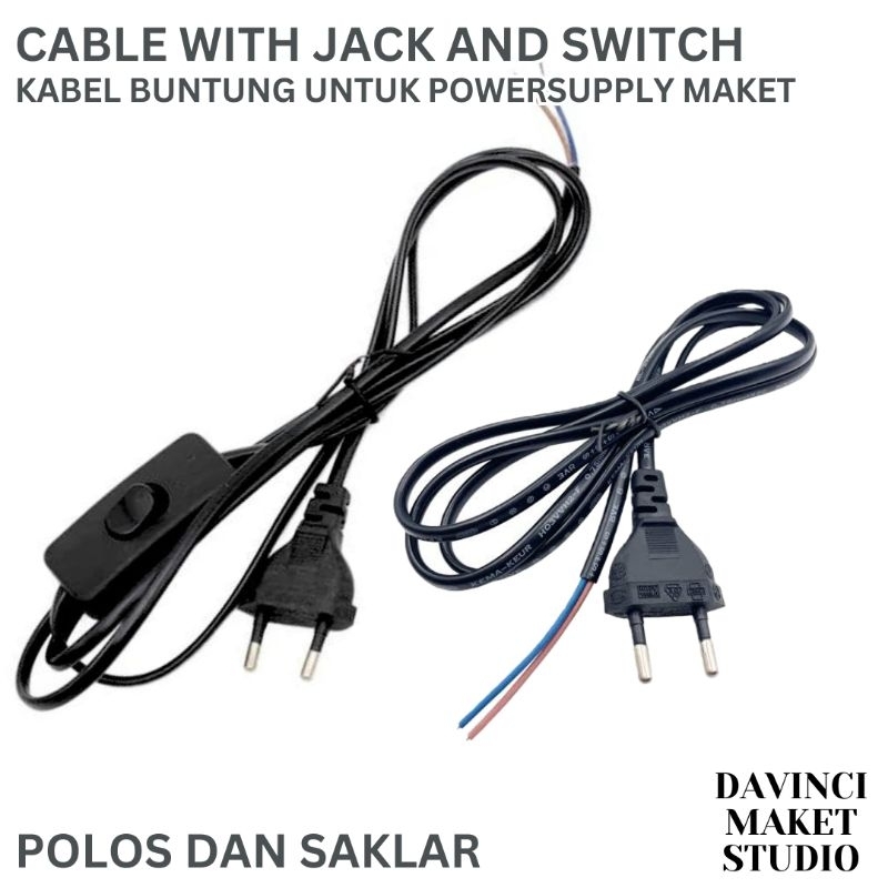 Electrical Cable Button Switch Socket - Cable Jack Switch Power Supply ...