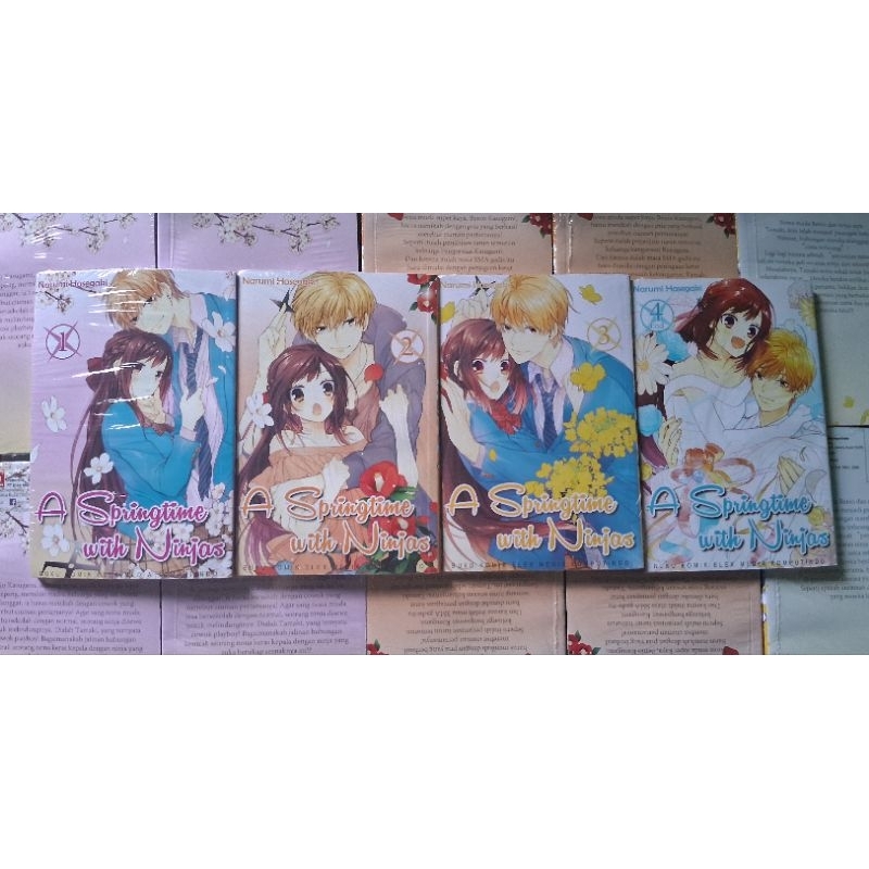 (Comic Set) A Springtime with Ninjas Vol. 1-4 (Completed) - Narumi Hasegaki | Shopee Malaysia