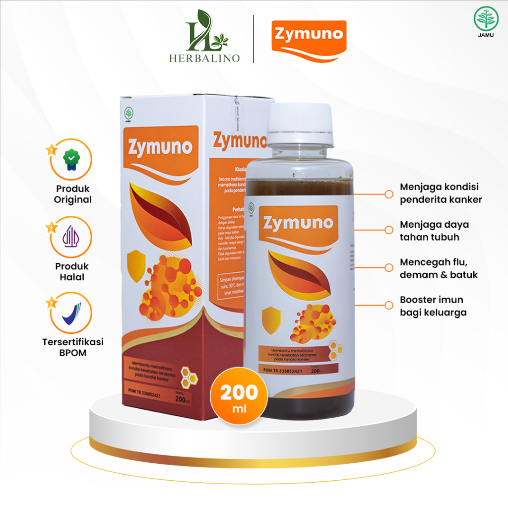 Zymuno Herbal Honey 1 Box Natural For Immune To Prevent Various Bpom ...