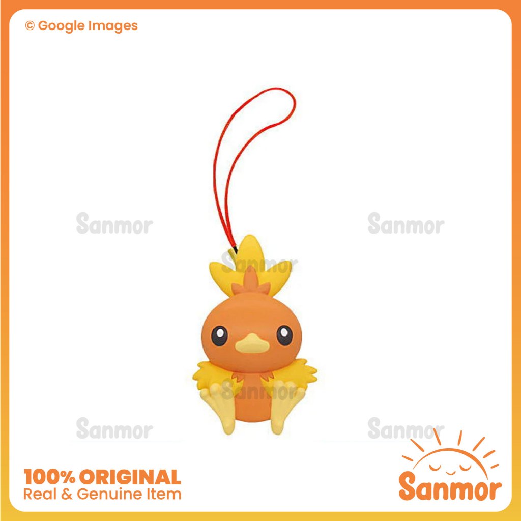 Gachapon Gashapon Pokemon Petanko Mascot Rubber Strap Keychain Fire ...