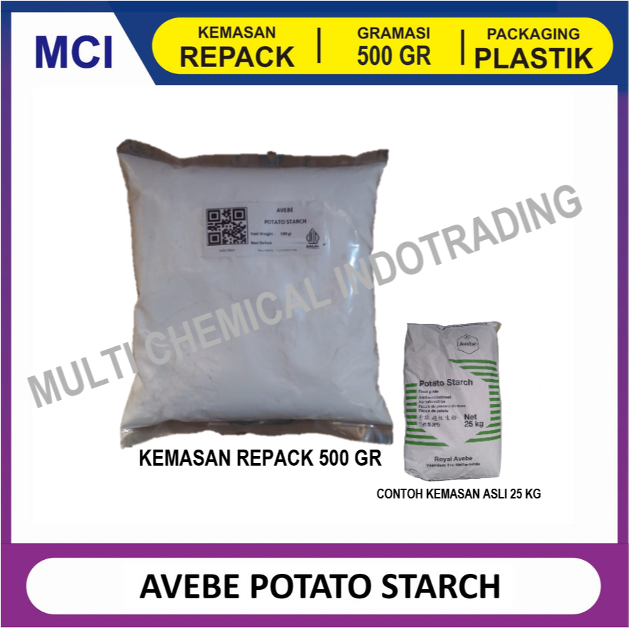 Avebe POTATO STARCH ex. Holland. Food GRADE POTATO START. 500gr ...