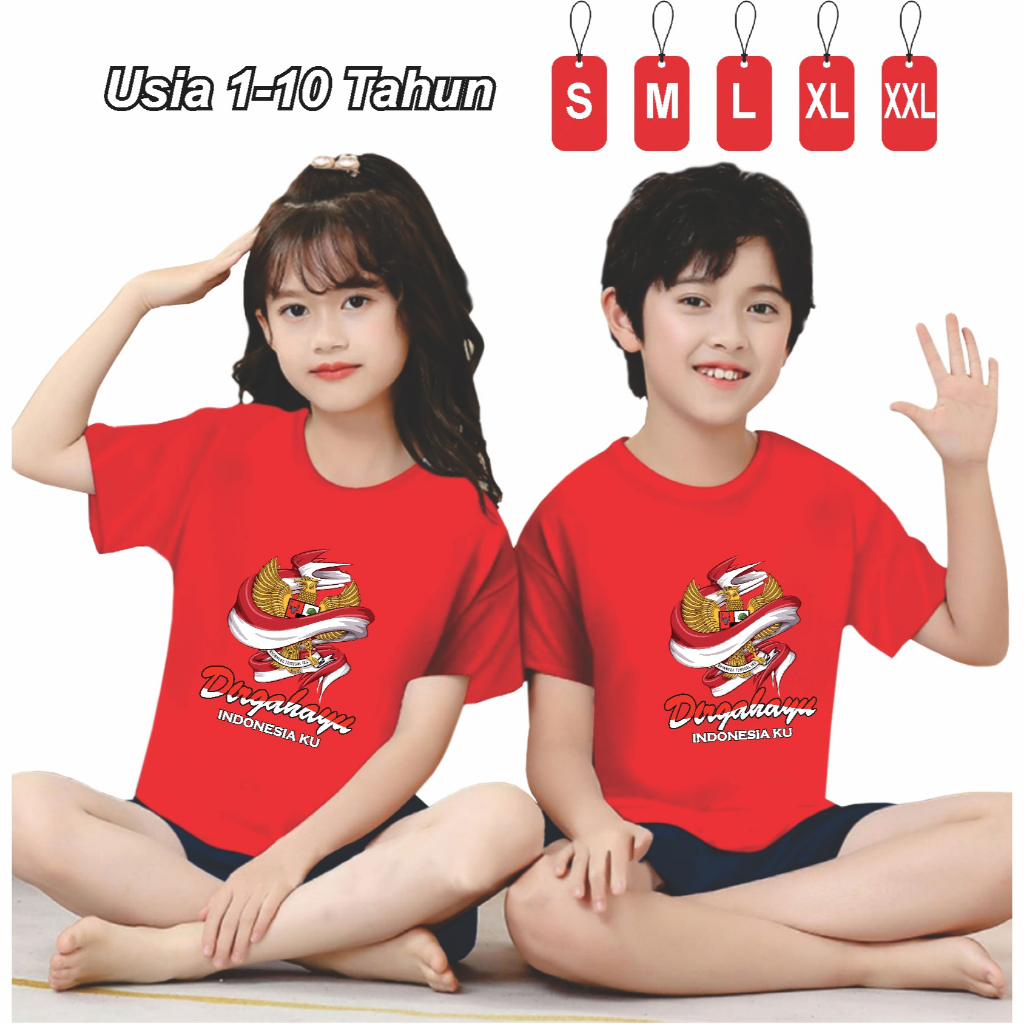 T-shirts For Children, Tops, And Suits For KU INDONESIA, Ages 1-10 ...