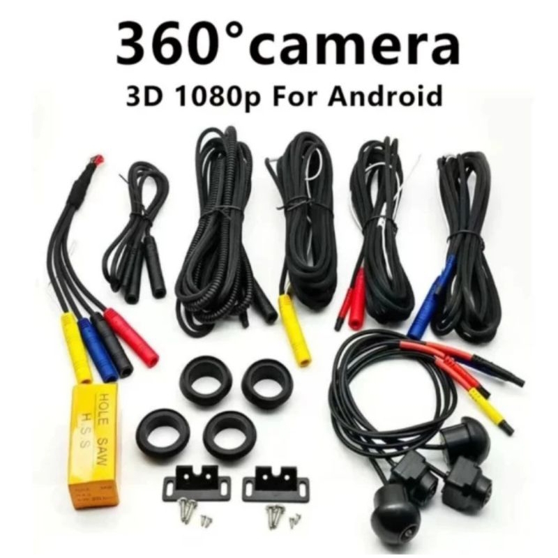 Sansui Orca Nakamichi 1080P Android 360 Head Unit Car Parking Camera ...