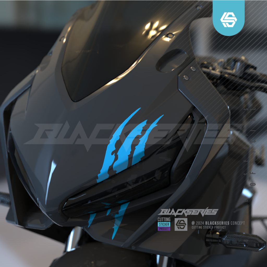 Cutting Sticker Claw Marks | Claw Sticker | Shopee Malaysia