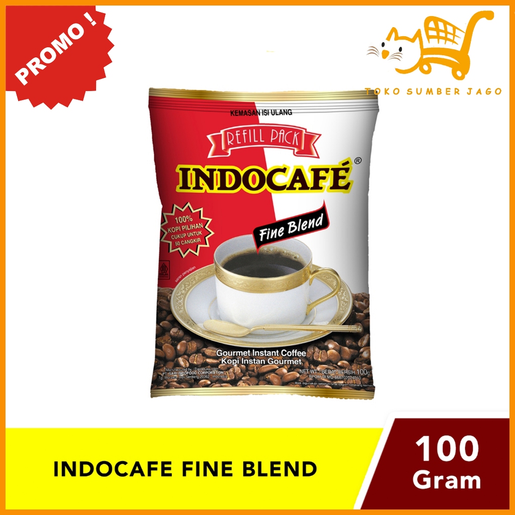 Indocafe Fine Blend Refill Pack (100g) | Shopee Malaysia