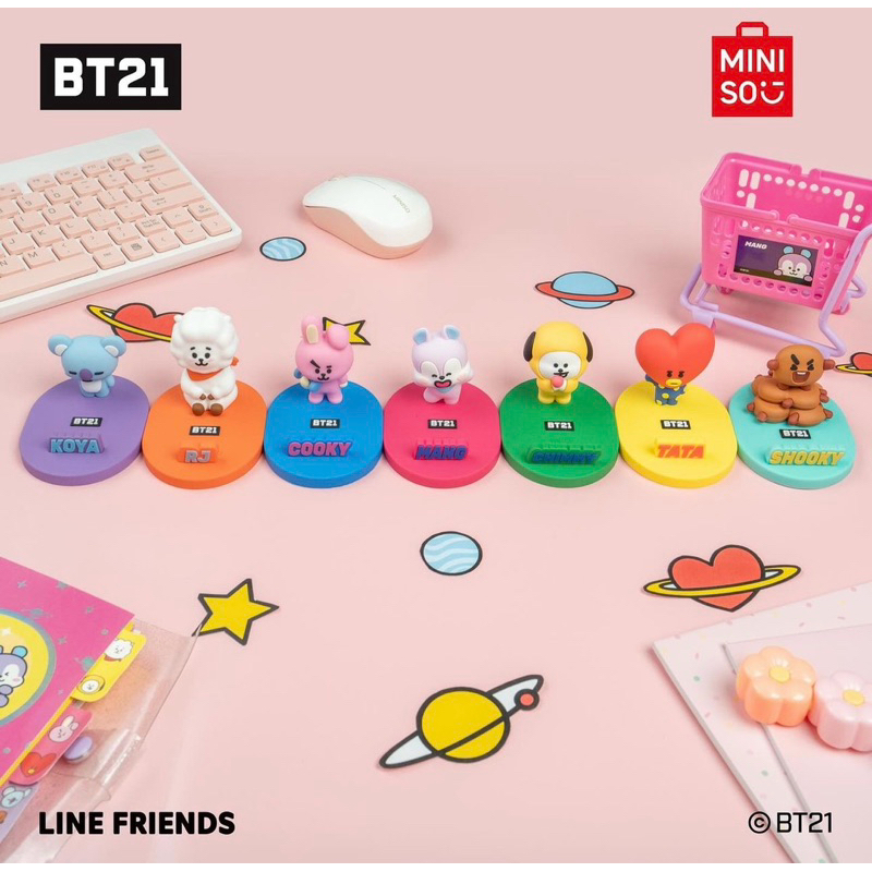 Miniso X BT21 PHONE HOLDER | Bts ARMY COLLECTION | Shopee Malaysia