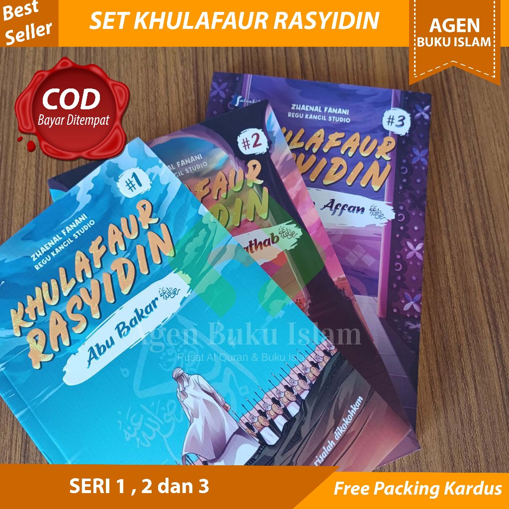 Islamic Comic Book Khulafaur Rasyidin Series 1 2 3 - Zhaenal Fanani ...