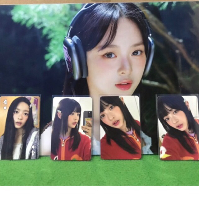 (100% Official) 4PC Hanni+poster official Photocard Hanni newjeans ...