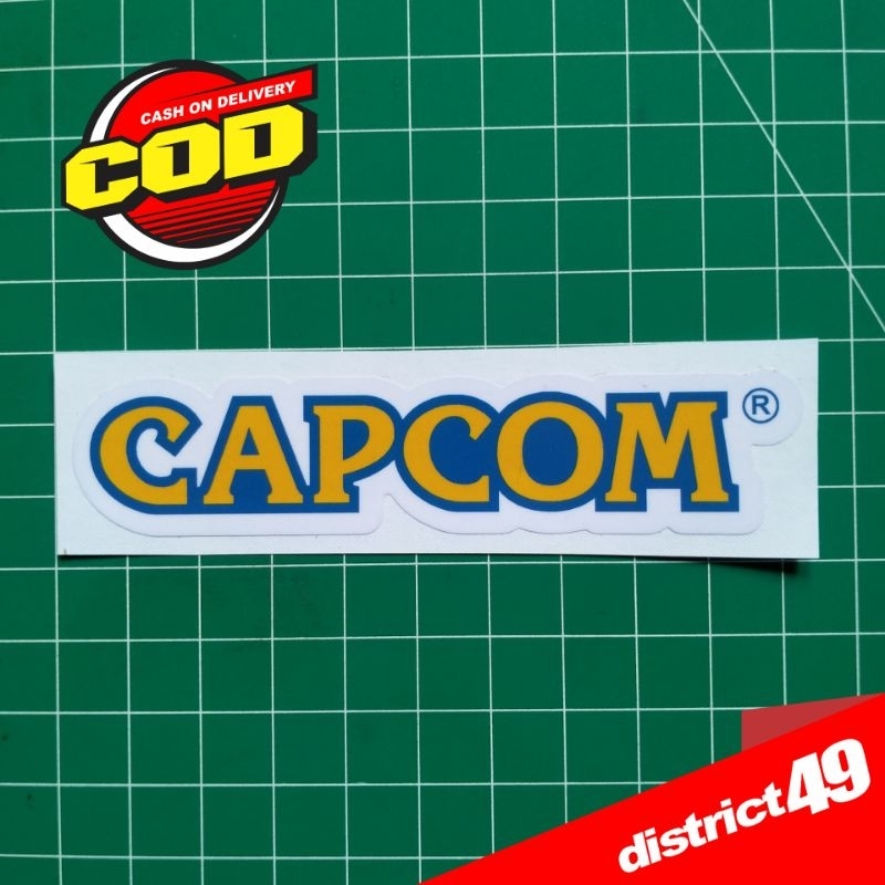 Capcom Stickers - Waterproof Laminate Print Stickers For Motorcycles ...
