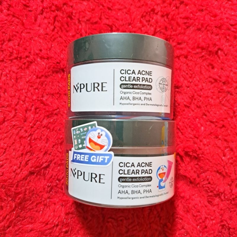 Npure acne clear pad cica / acne Skin exfoliating Cotton / anti acne ...