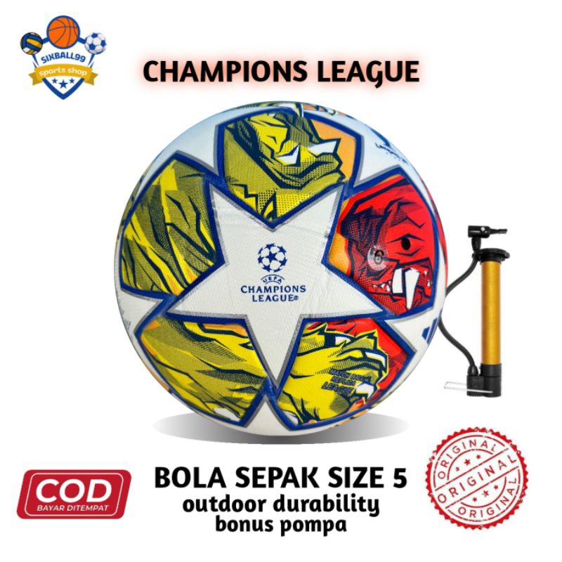 MESIN Uefa Champions league Football size 5 press Machine water ...