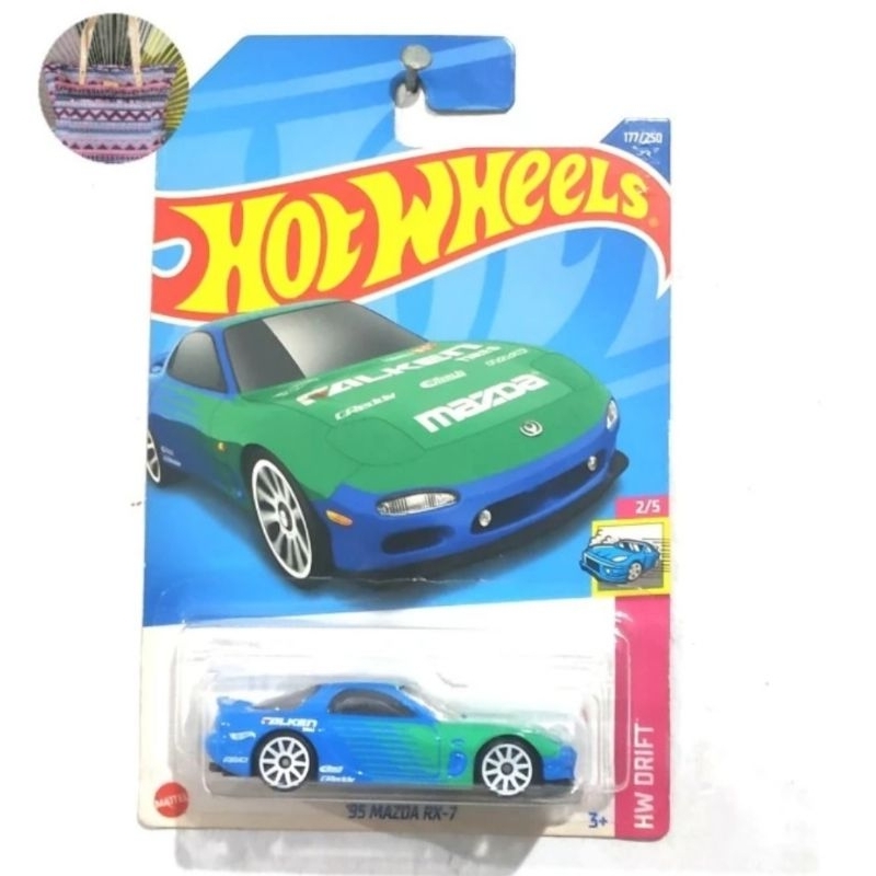 HIJAU Hot Wheels 95 Mazda RX 7 Falken Green Green | Shopee Malaysia