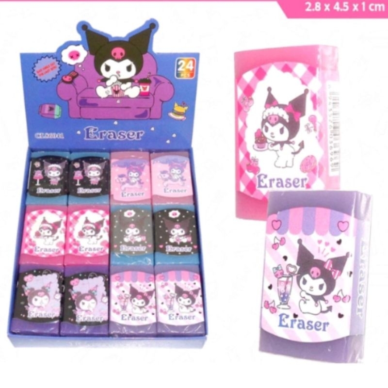Sanrio Character Eraser, sanrio Box (1Pcs)/sanrio Setip/KUROMI Eraser ...